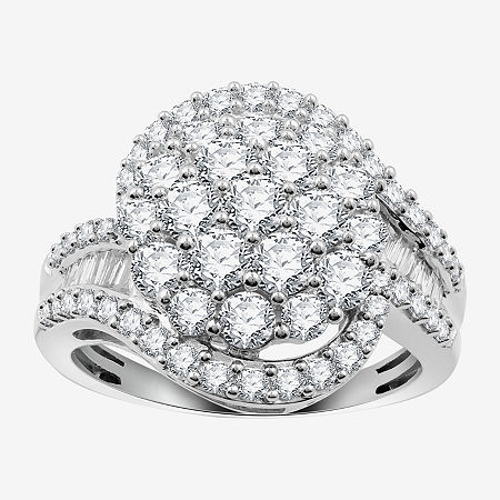 Click here for Diamond Blossom Womens 2 CT. T.W. Lab Grown White... prices
