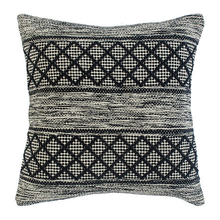 Click here for Lr Home Harry Diamond Square Throw Pillow  One Siz... prices