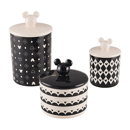 Click here for Disney Monochrome 3-Piece Ceramic Jar Set  Black -... prices