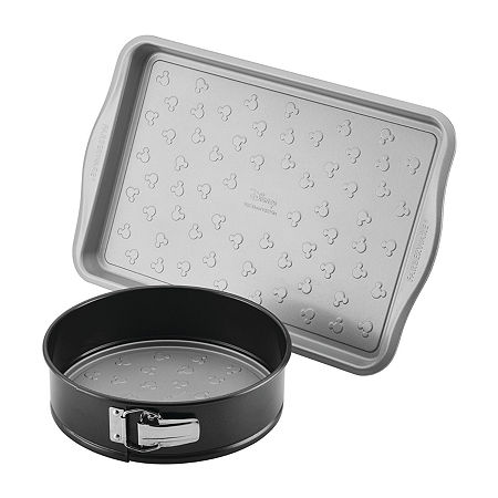 Farberware Disney Bake with Mickey Mouse Steel 2-Piece Springform & Cookie Pan Set - Black