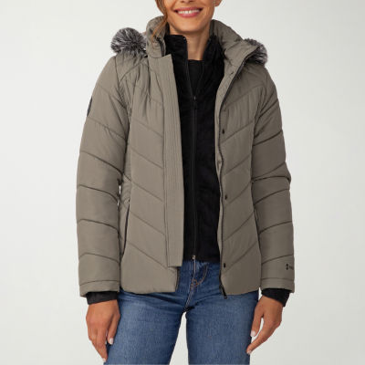 Free Country Womens Water Resistant Heavyweight Puffer Jacket - JCPenney