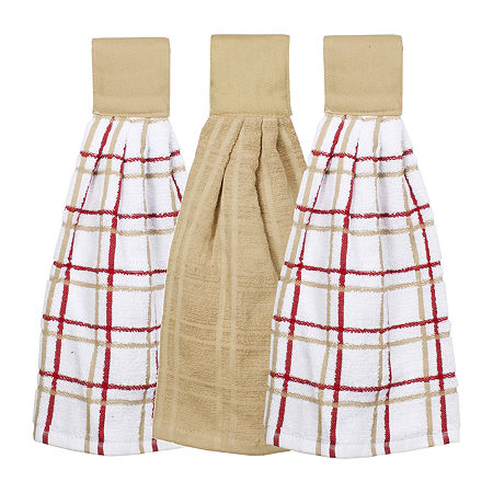Click here for Ritz 3-pc. Kitchen Tie Towel Set  One Size  Brown prices