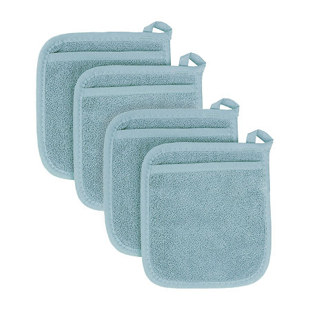 Click here for Ritz Terry Cloth 4-pc. Pocket Mitt Holder Set  One... prices