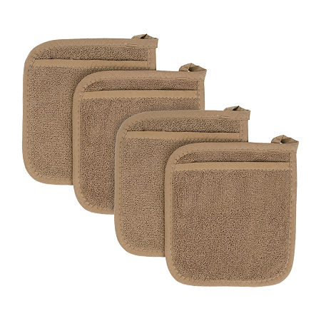 Click here for Ritz Terry Cloth 4-pc. Pocket Mitt Holder Set  One... prices