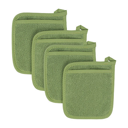 Click here for Ritz Terry Cloth 4-pc. Pocket Mitt Holder Set  One... prices