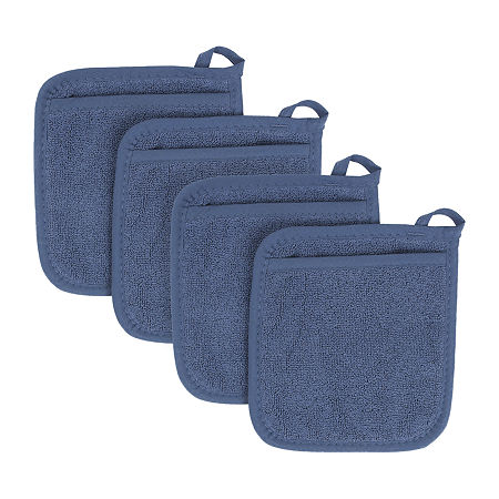 Click here for Ritz Terry Cloth 4-pc. Pocket Mitt Holder Set  One... prices