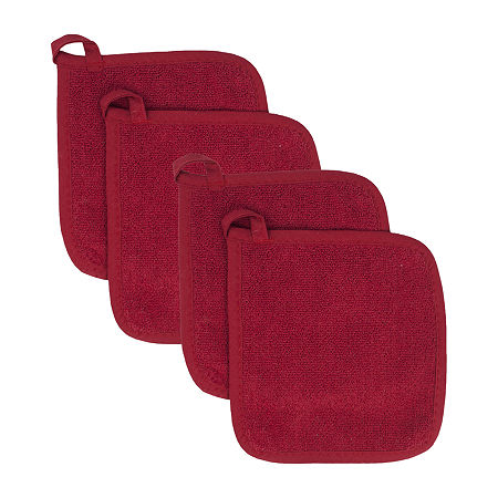 Click here for Ritz Terry 4-pc. Pot Holder Set  One Size  Red prices