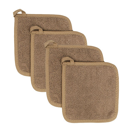 Click here for Ritz Terry 4-pc. Pot Holder Set  One Size  Brown prices