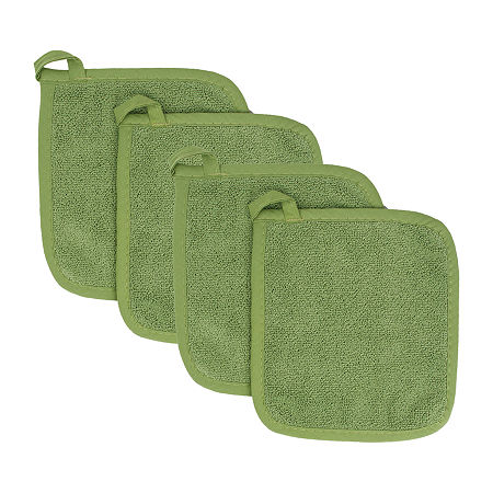 Click here for Ritz Terry 4-pc. Pot Holder Set  One Size  Green prices