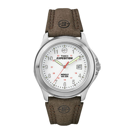 Click here for Timex Expedition Field Metal Mens Brown Leather St... prices