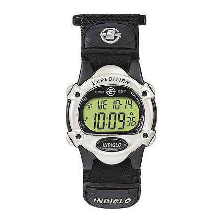 Click here for Timex Expedition Black Nylon Fast Strap Digital Wa... prices