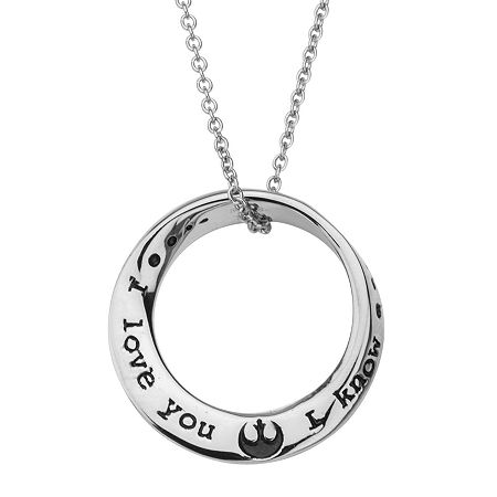 Click here for Star Wars Stainless Steel Mobius Circle Pendant Ne... prices