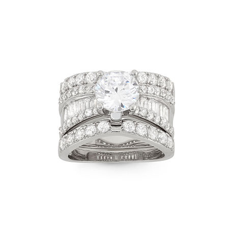 Click here for Womens 4 CT. Cubic Zirconia Sterling Silver Round... prices