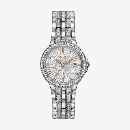 Click here for Citizen Womens Eco-Drive Crystal Accent Stainless... prices
