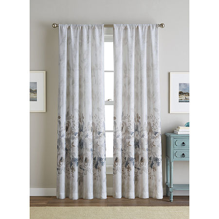 Click here for CHF Watercolor Floral Rod Pocket Light-Filtering S... prices