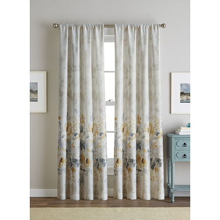 Click here for CHF Watercolor Floral Rod Pocket Light-Filtering S... prices