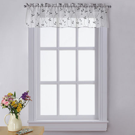 Click here for CHF Botanical Embroidery Rod Pocket Tailored Valan... prices