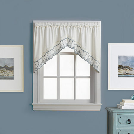 Click here for CHF Abby Rod Pocket Tailored Valance  One Size  Gr... prices