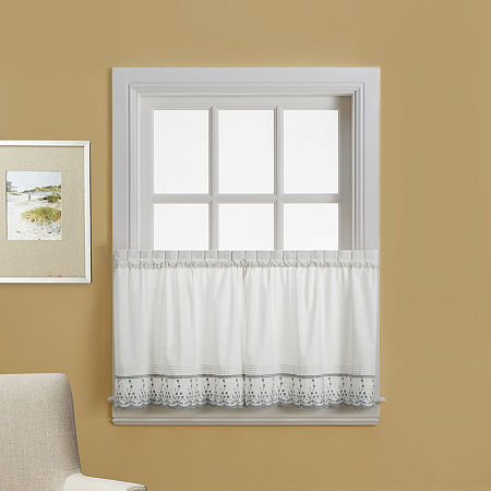 Click here for CHF Abby 2-pc. Rod Pocket Window Tier  One Size  G... prices
