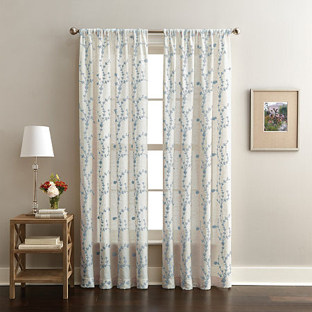 Click here for CHF Lynette Rod Pocket Embroidered Light-Filtering... prices