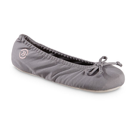 Click here for Isotoner Womens Ballerina Slippers  Medium  Gray prices