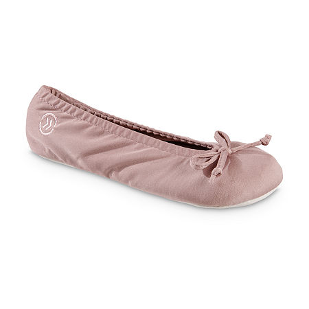 Click here for Isotoner Womens Ballerina Slippers  Large  Pink prices