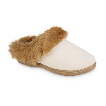 Click here for Isotoner Womens Clog Slippers  6-7  White prices
