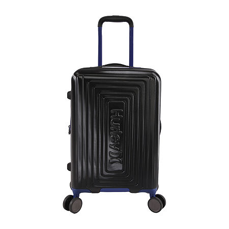 Suki 21 Hardside Spinner Suitcase - Black/Blue