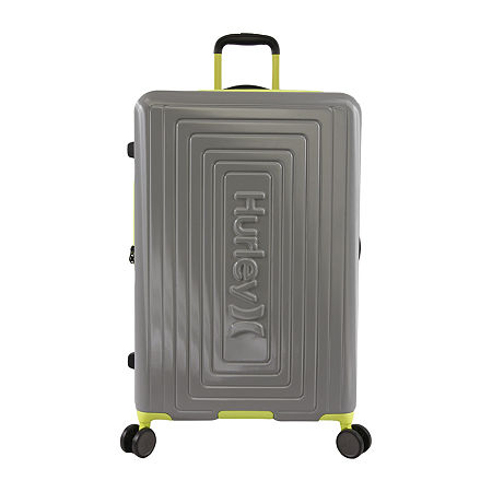 Suki 29 Hardside Spinner Suitcase - Gray/Neon