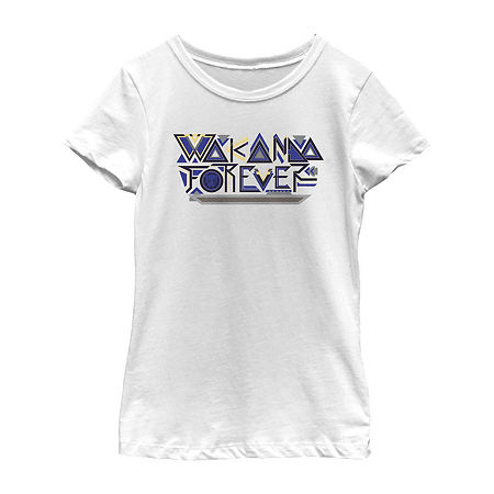 Click here for Little & Big Kid Girls Crew Neck Short Sleeve Clas... prices