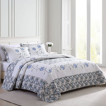 Click here for Beatrice Home Fashions Carnation Embroidered Bedsp... prices