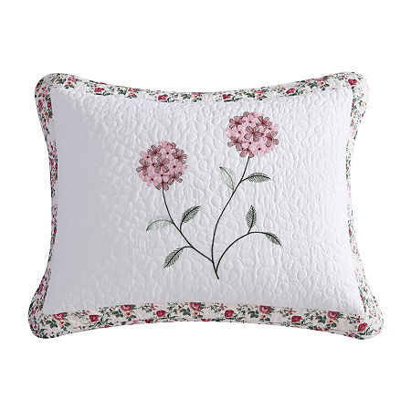 Click here for Beatrice Home Fashions Carnation Embroidered Pillo... prices