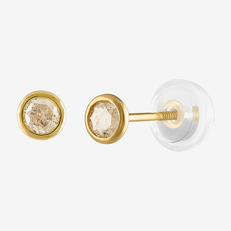 Click here for 1/5 CT. Natural White Diamond 14K Gold 3mm Round S... prices