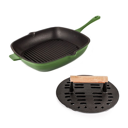 Click here for BergHOFF Neo 2pc Cast Iron 11 Grill Pan with Slott... prices