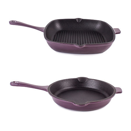 Click here for BergHOFF Neo 2pc Cast Iron 10 Fry Pan & 11 Grill P... prices