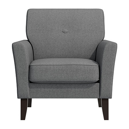 Click here for Alex Transitional Flared Arm Accent Chair in Velou... prices