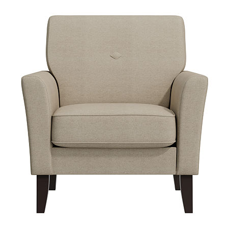 Click here for Alex Transitional Flared Arm Accent Chair in Velou... prices