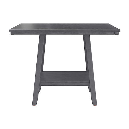 Click here for Bilbao Square Wood-Top Dining Table  One Size  Gra... prices