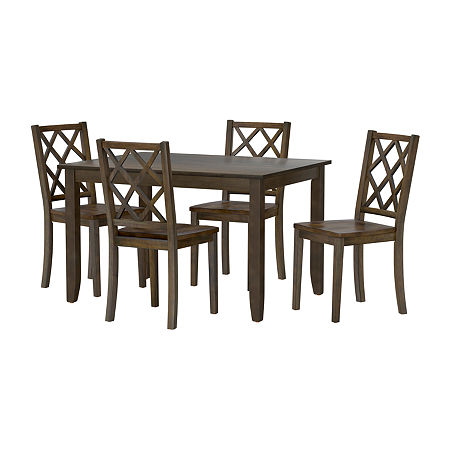 Click here for Lyon 5-pc. Rectangular Dining Set  One Size  Brown prices