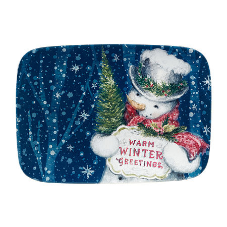 Click here for Certified International Snowman Greetings Serving... prices