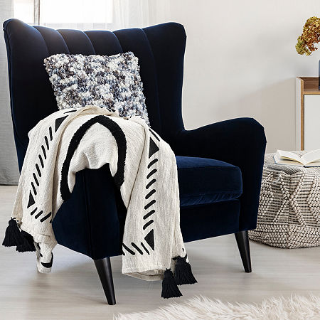 Click here for Lr Home Daniel Diamond Throw  One Size  Black prices
