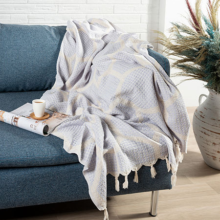 Click here for Lr Home Ashe Geometric Washable Throw  One Size  P... prices