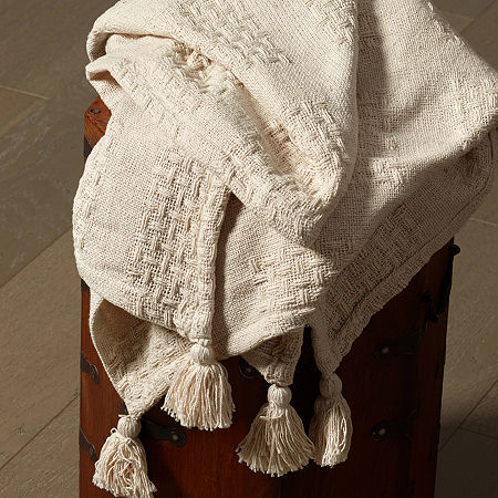 Click here for Lr Home Brewis Solid Washable Reversible Throw  On... prices