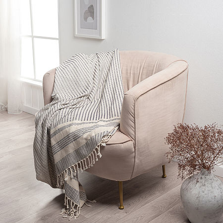 Click here for Lr Home Beena Stripe Washable Reversible Throw  On... prices