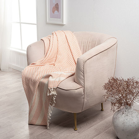 Click here for Lr Home Beena Stripe Washable Reversible Throw  On... prices