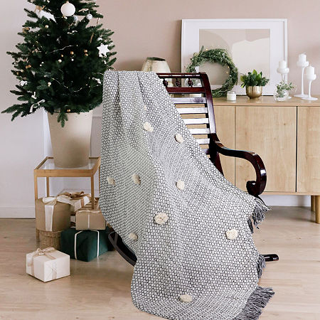 Click here for Lr Home Danny Diamond Washable Reversible Throw  O... prices