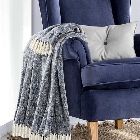 Click here for Lr Home Lilli Solid Throw  One Size  Blue prices