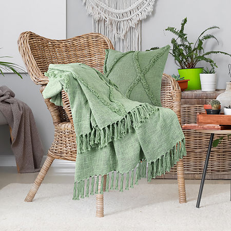 Click here for Lr Home Iris Diamond Washable Throw  One Size  Gre... prices