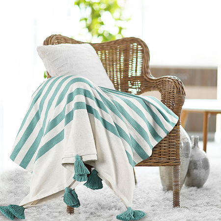 Click here for Lr Home Hanny Striped Washable Reversible Throw  O... prices