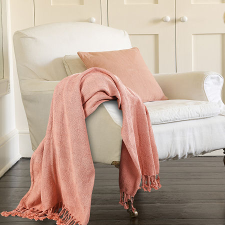 Click here for Lr Home Grayson Solid Reversible Throw  One Size... prices